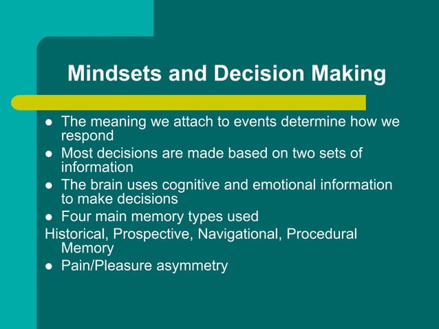 Mindset environmental dynamics and business success | PPT