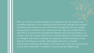 Mindset Maintenance and How It Can Help You | PDF