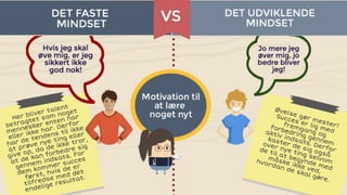 Mindset og studiemotivation | PPTX