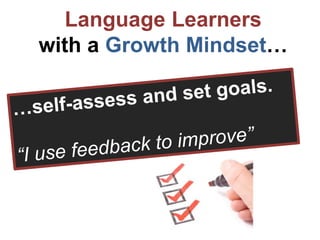 Growth Mindset in Language Learning #wlclassroom | PPT