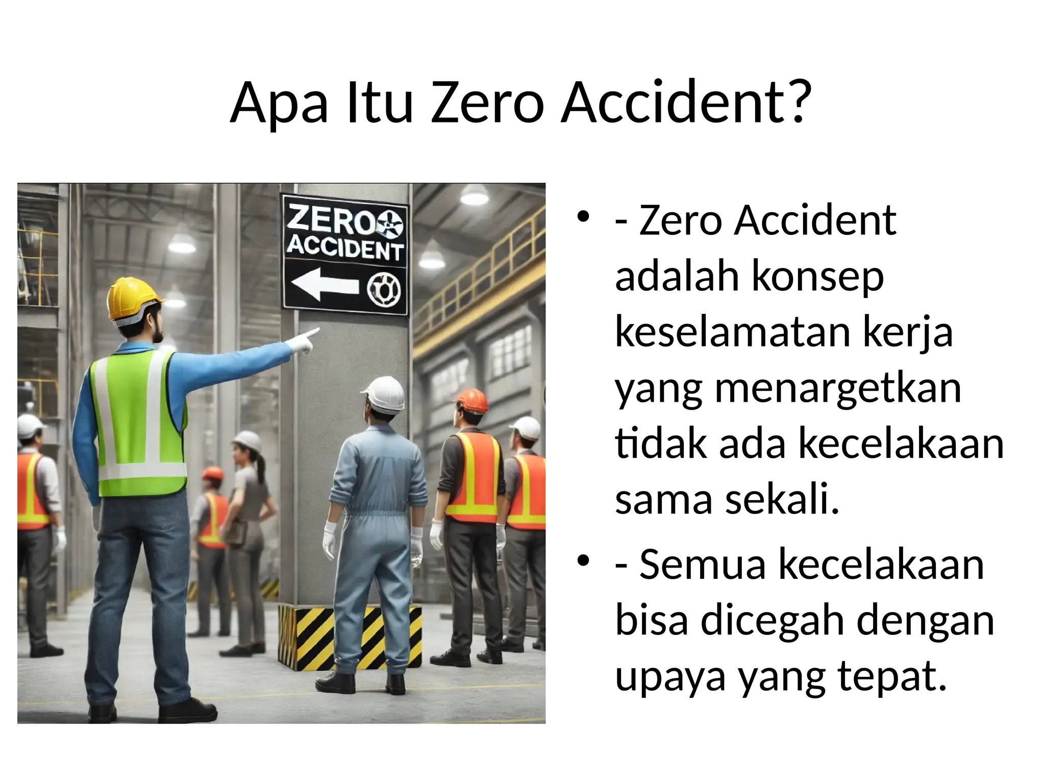 Mindset_Zero_Accident to be applied in factory | PPTX