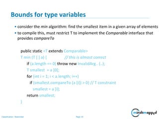 Java Generics | PPTX