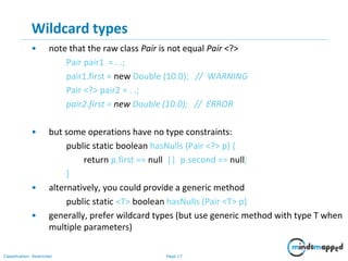 Java Generics | PPTX
