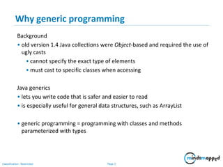 Java Generics | PPTX