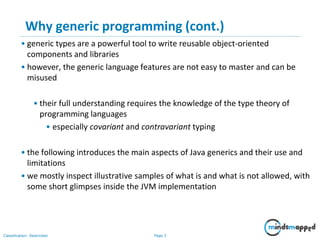 Java Generics | PPTX