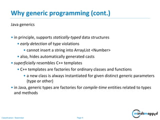 Java Generics | PPTX