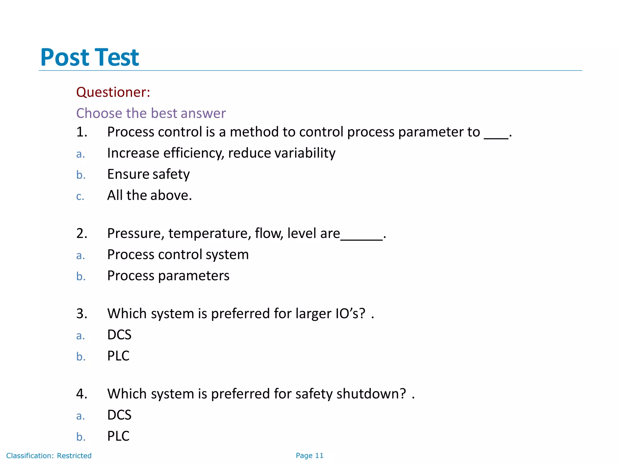 Process Control | PPTX