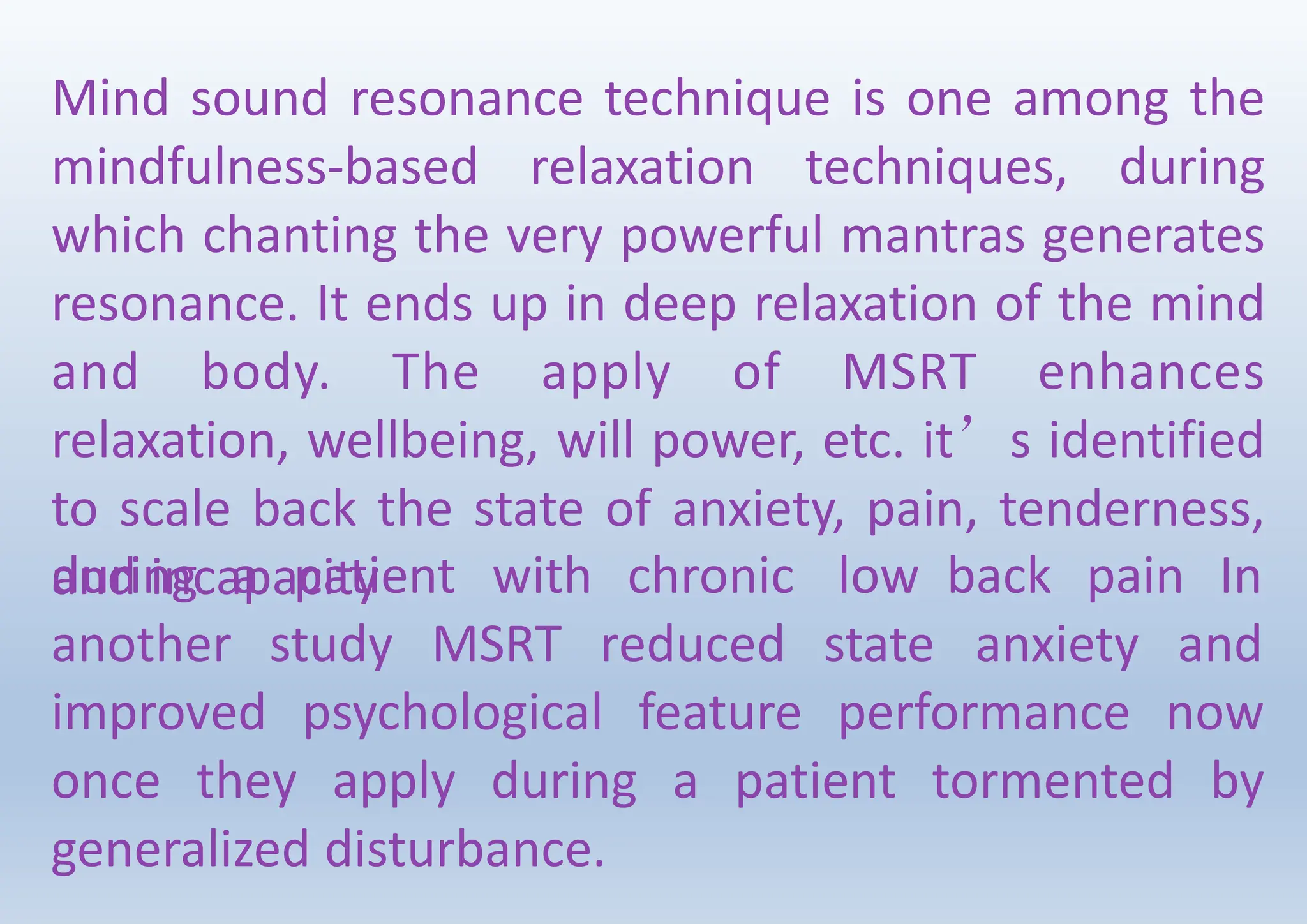 Mind Sound Resonance Technique (MSRT) Certificate Course.ppt