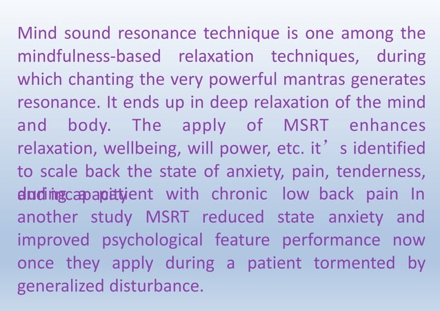 Mind Sound Resonance Technique (MSRT) Certificate Course.ppt