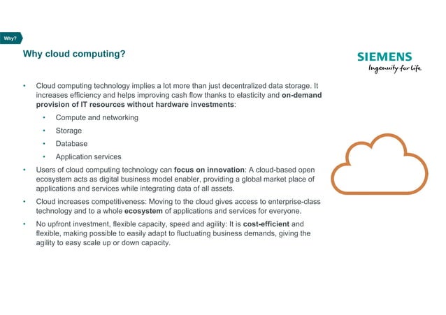 MindSphere: The cloud-based, open IoT operating system. Damiano Manocchia | PDF | Cloud ...