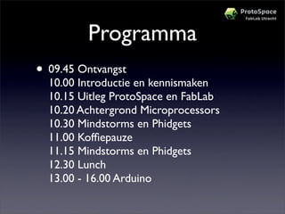 Mindstorms Arduino En Phidgets | PPT