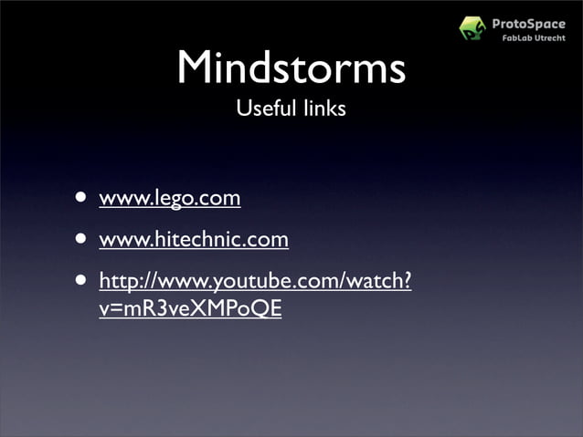 Mindstorms Arduino En Phidgets | PPT