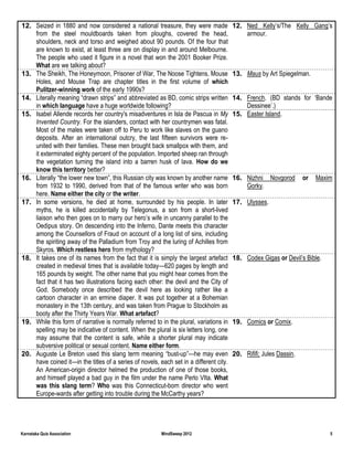 MindSweep 2.0 - Part I - Answers | PDF