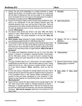 MindSweep 2.0 - Part I - Answers | PDF