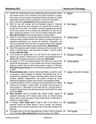MindSweep 2.0 - Part II - Answers | PDF