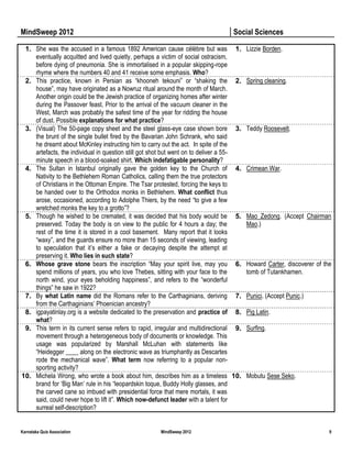 MindSweep 2.0 - Part II - Answers | PDF