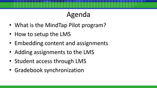 MindTap Pilot Program - Course Technology Computing Conference | PPT