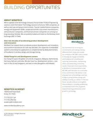 Mindteck Academy | PDF