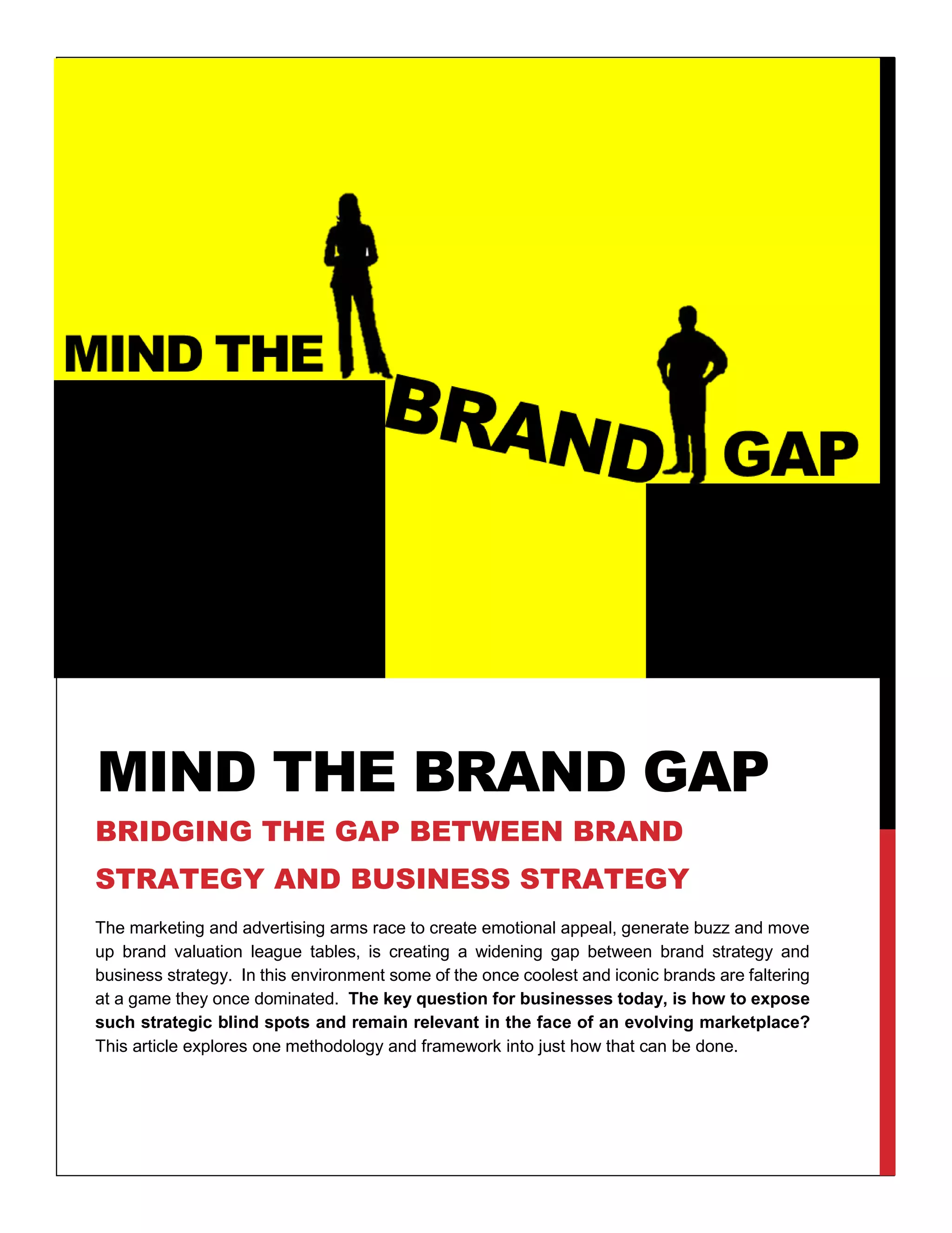 Mind The Brand Gap | PDF
