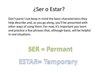 Mind the spanish verbs i | PPTX