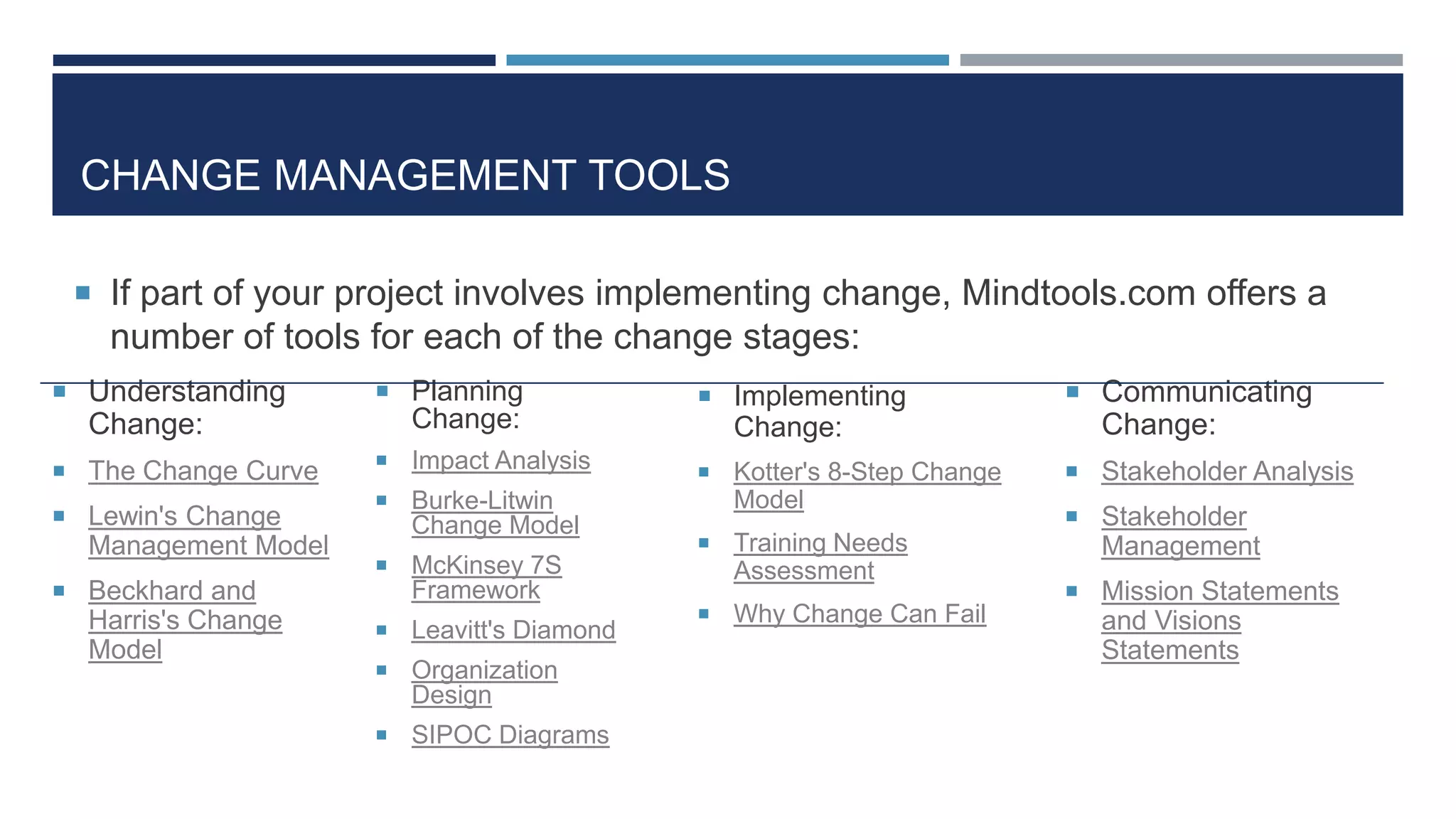 Mind tools for project managers | PPTX