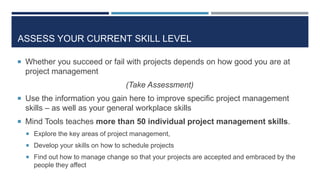 Mind tools for project managers | PPT