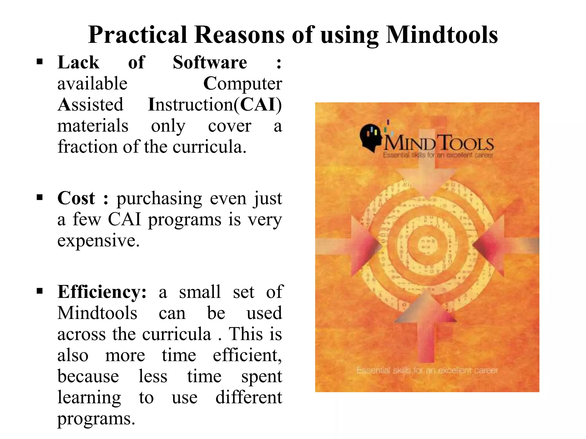 Constructivist Learning Tools: Mindtools | PPTX