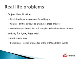 Sahi - Effective Web Testing (MT) | PPTX