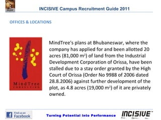 Campus Recruitment_Company Profile_Mindtree | PPT