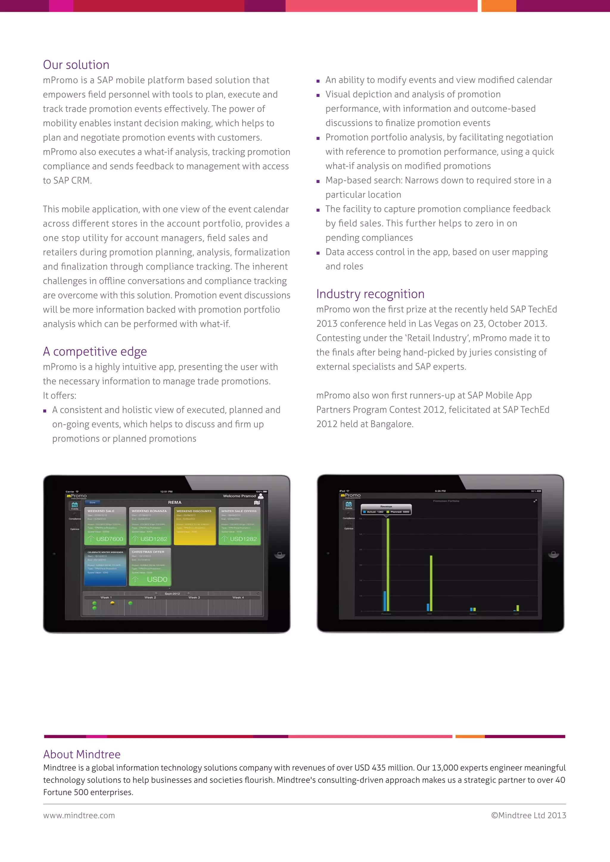 mPromo: end-to-end trade promotion management | PDF