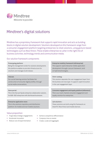 Mindtree's digital solutions. | PDF | Computer Software and ...