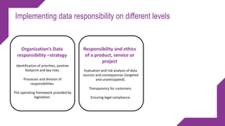 Towards data responsibility - how to put ideals into action | PPT