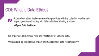 Towards data responsibility - how to put ideals into action | PPTX