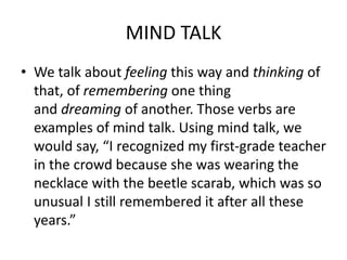 Mind vs brain | PPTX