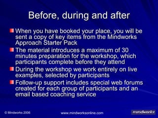 Mindworks Approach Overview | PPT