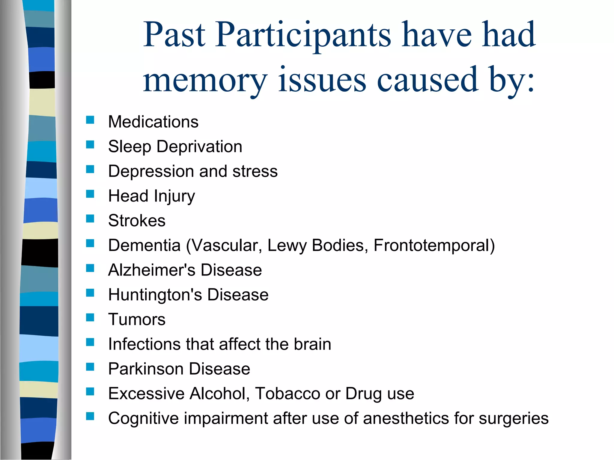 MindWorks Memory Enhancement Program | PPT