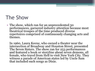 Mindy Farber: Birth of the American Musical | PPT