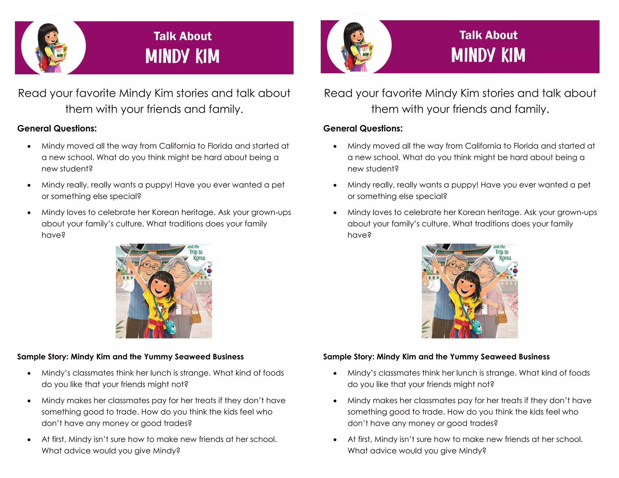 Mindy Kim - Discussion Questions | PDF