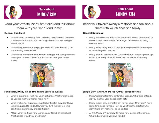 Mindy Kim - Discussion Questions | PDF