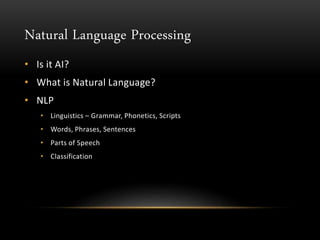 Mind your language | PPTX | Artificial Intelligence | Technology ...