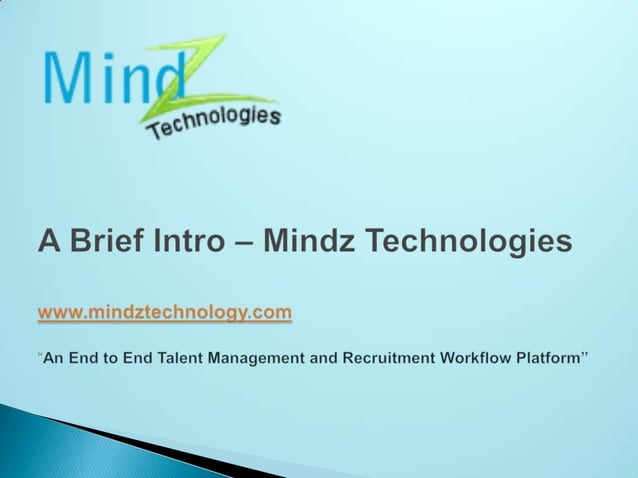 Mindz presentation client version | PPTX | Computer Software and Applications | Computing
