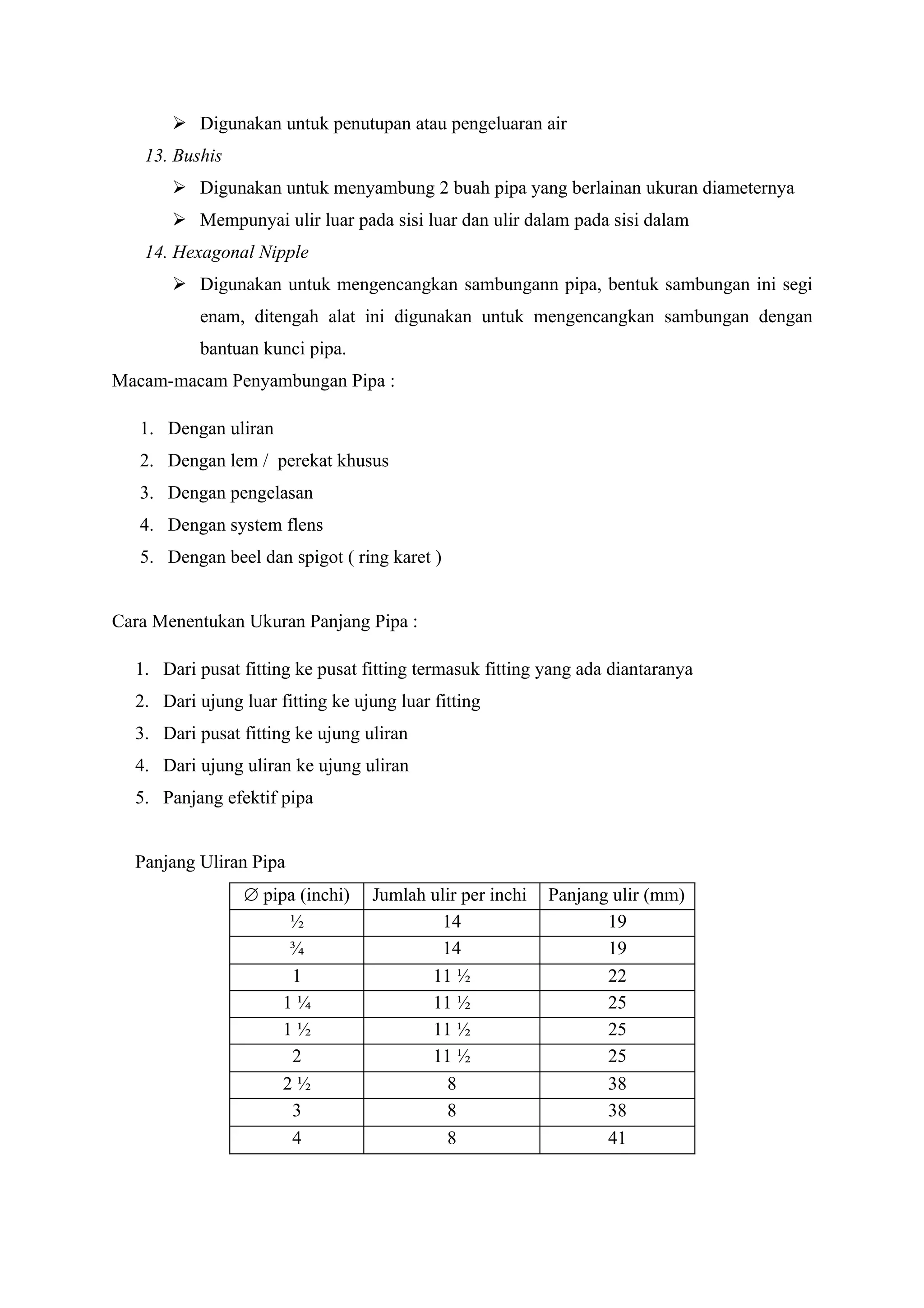 Laporan praktek kerja pipa | DOC