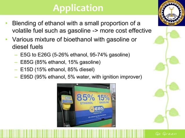 bioethanol ppt | PPTX | Agriculture | Industries