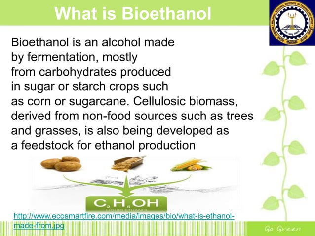 bioethanol ppt | PPTX | Agriculture | Industries