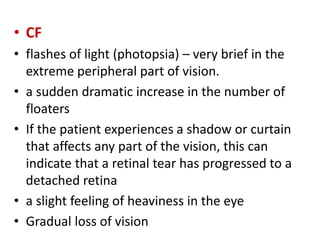 penetrating injury to eye | PPTX