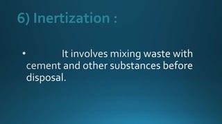 Methods Of Hospital Waste Management | PPT