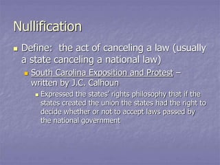 MINE_-_Nationalism_to_Sectionalism_-_AGE_OF_JACKSON.ppt