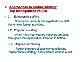 Managing Global Human Resource Management | PPT