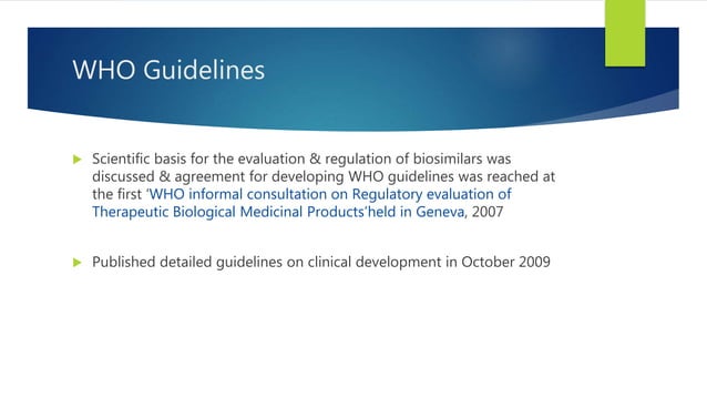 Biosimilars and Development | PPTX