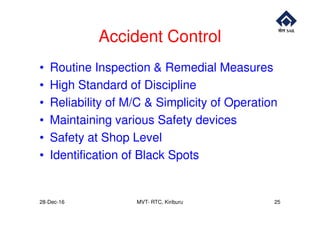 Mine accidents causes, prevention and control | PDF